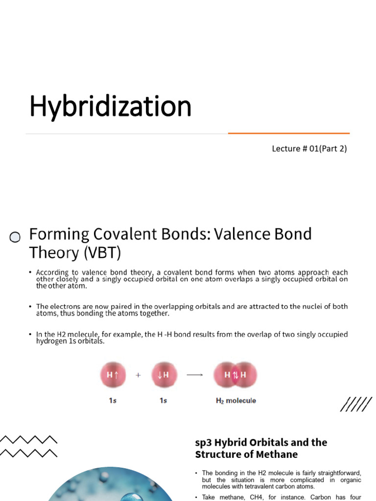 Lecture 1 (Part 2) - Hybridization | PDF Lecture 1 (Part 2) - Hybridization | PDF