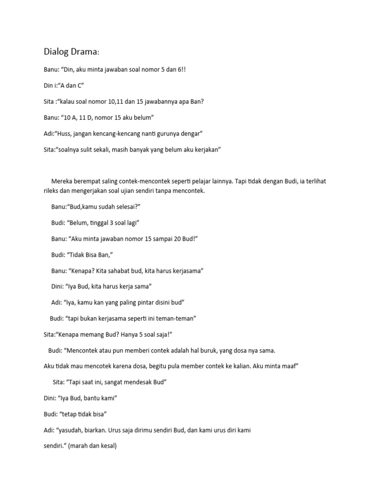 Dialog Drama | PDF