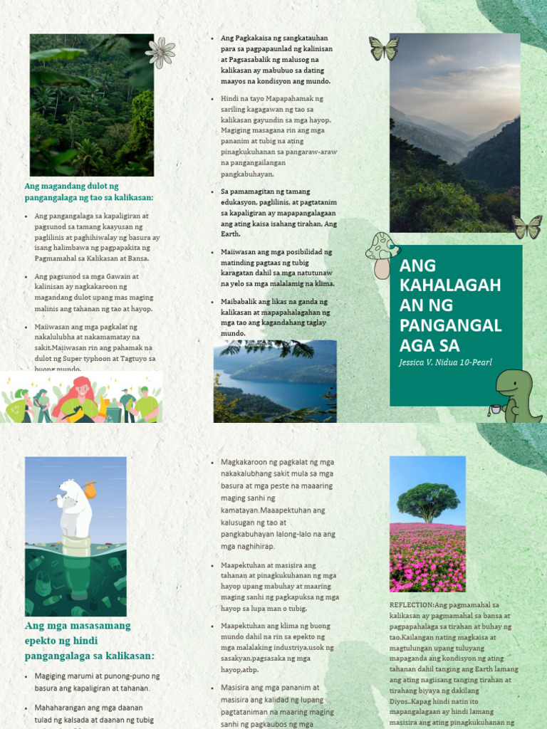 Ang Magandang Dulot NG Pangangalaga NG Tao Sa Kalikasan | PDF Ang Magandang Dulot NG Pangangalaga NG Tao Sa Kalikasan | PDF