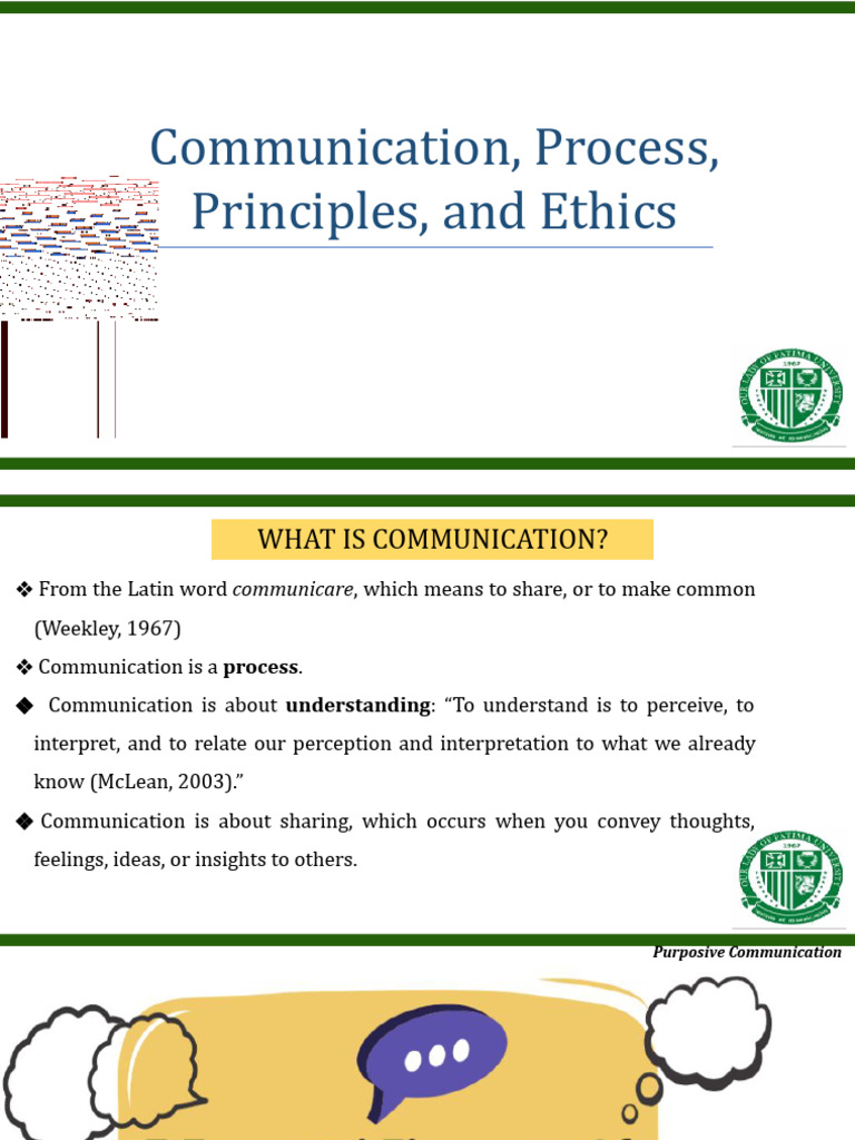 Week 2 Purc 111 | Download Free PDF | Communication | Human Communication