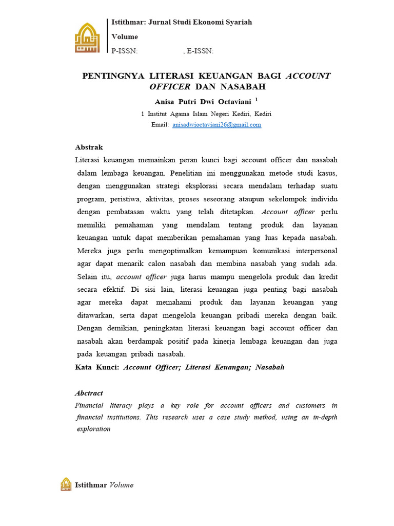 Uas Ao Artikel - Anisa Putri Dwi O. | PDF