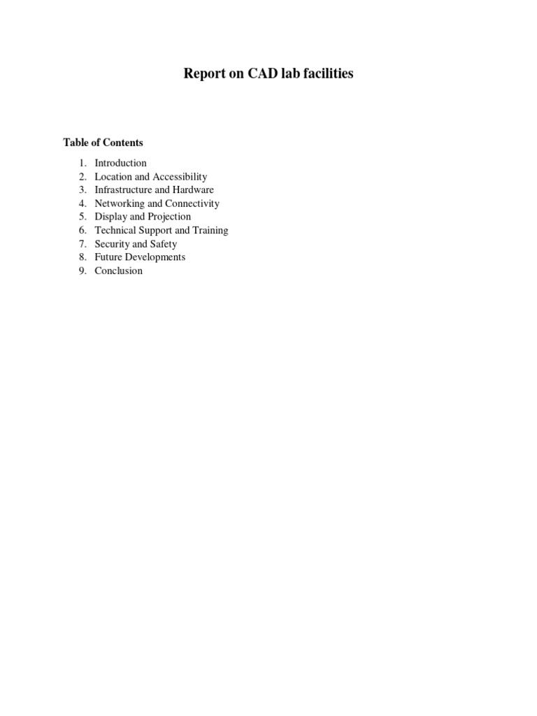Report On CAD Lab Facilities 005 PDF | PDF | Computer Aided Design | Internet