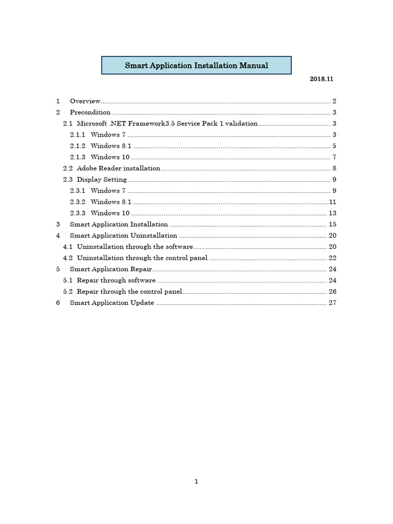 Smart Application Install Manual | PDF | Installation (Computer ...