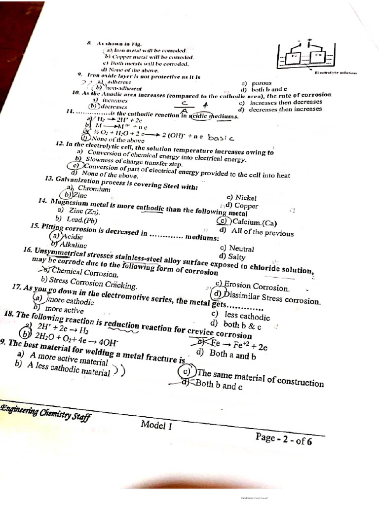 Chemistry Midterm Spring 2023 | PDF