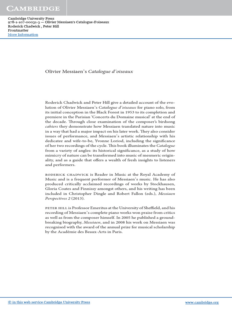 Frontmatter | PDF | Art