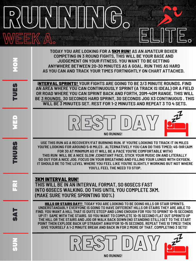 Those Boxing Brothers Running Programme | PDF