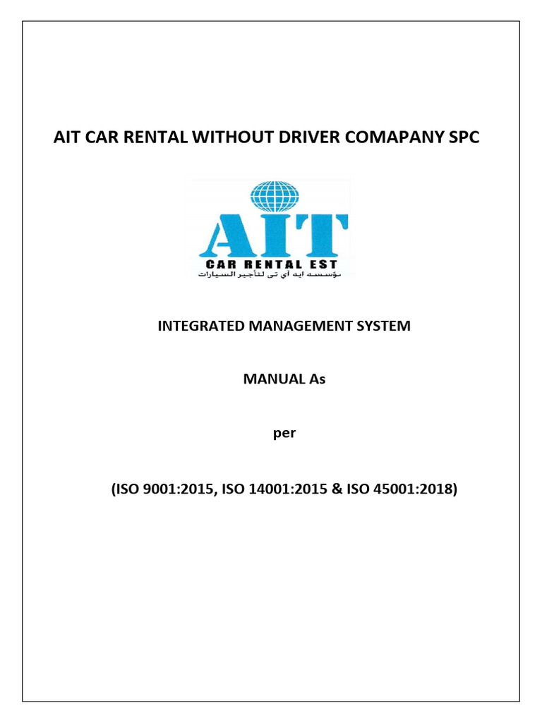 IMS Manual | PDF | Risk | Iso 9000