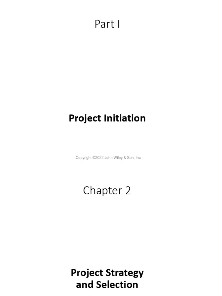 Project Initiation | PDF | Net Present Value | Discounted Cash Flow