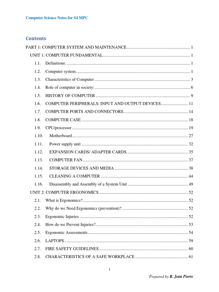 Notes 4 MPC 2020-2021 | PDF