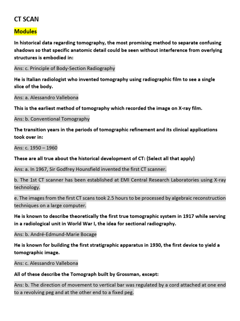 Ct-Scan 2 | PDF
