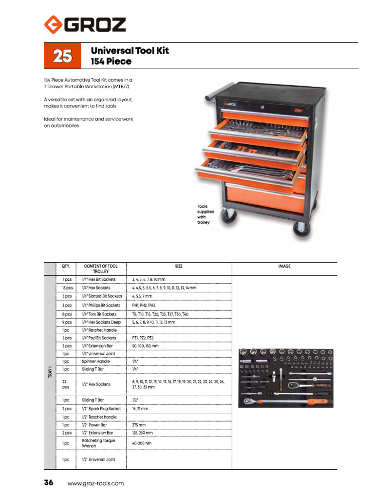 Groz Tool Storage 154 | PDF