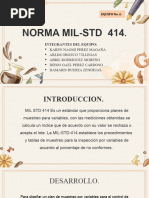 Guía de Muestreo MIL-STD: 105 y 414 | PDF | Muestreo (Estadísticas) | Estadísticas