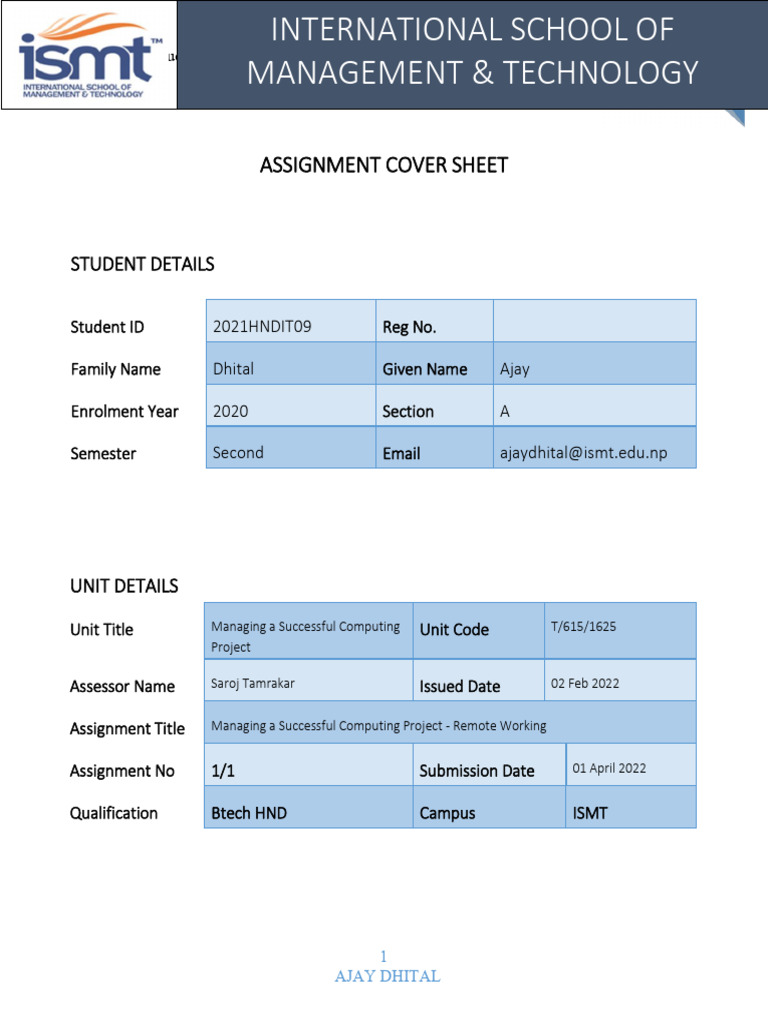 Computing Project Pdf Pdf Pdf Project Management Business