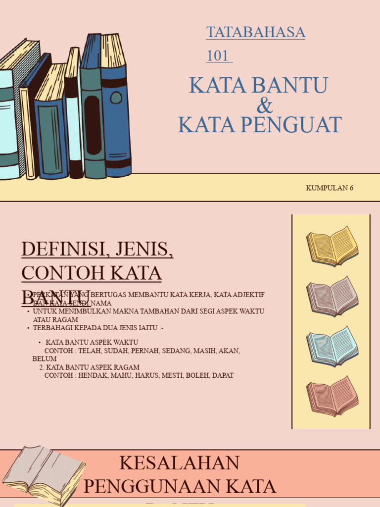 Kata Bantu Dan Kata Penguat | PDF