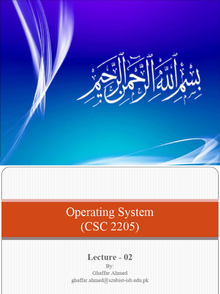 Operating System | Download Free PDF | Operating System | Process (Computing)
