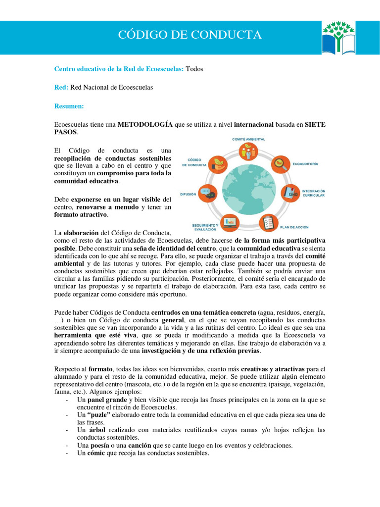 Código de Conducta - Ficha | PDF