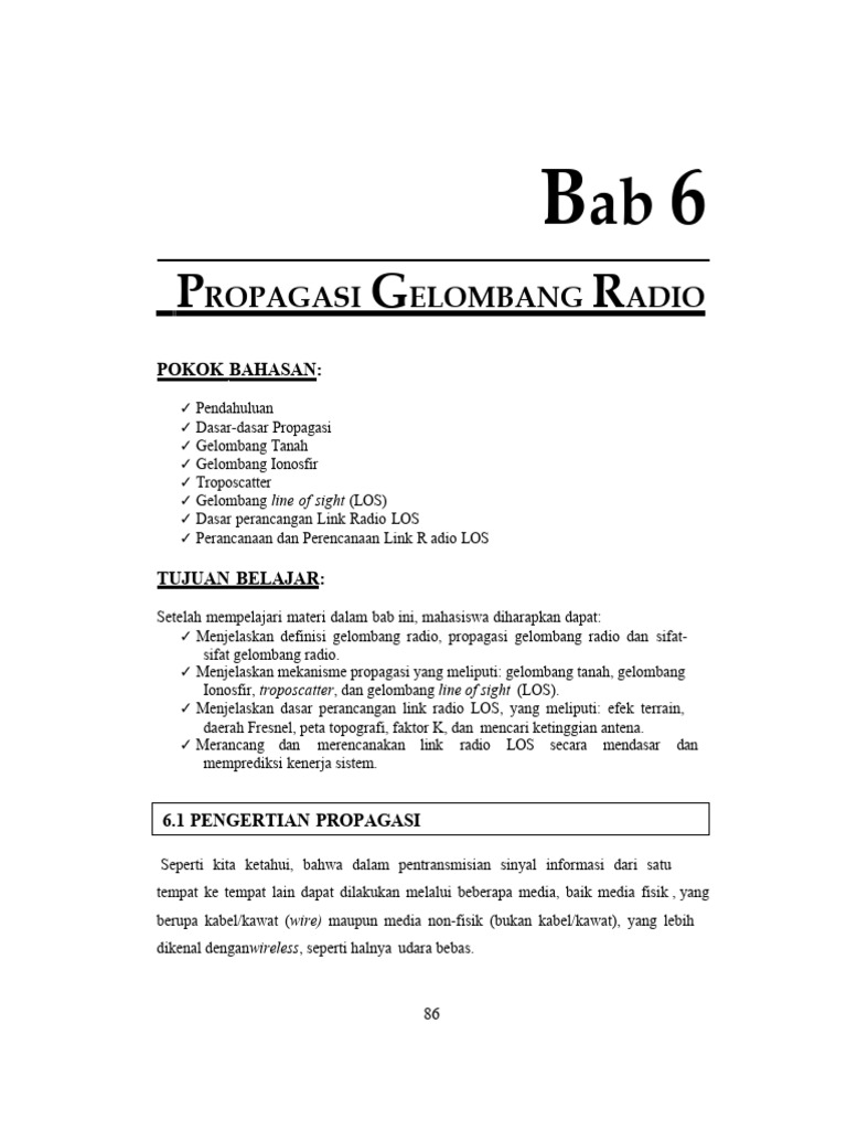 Bab6-A&P-REV - Doc - ANTENA PROPAGASI | PDF | Ilmu Sosial | Seni