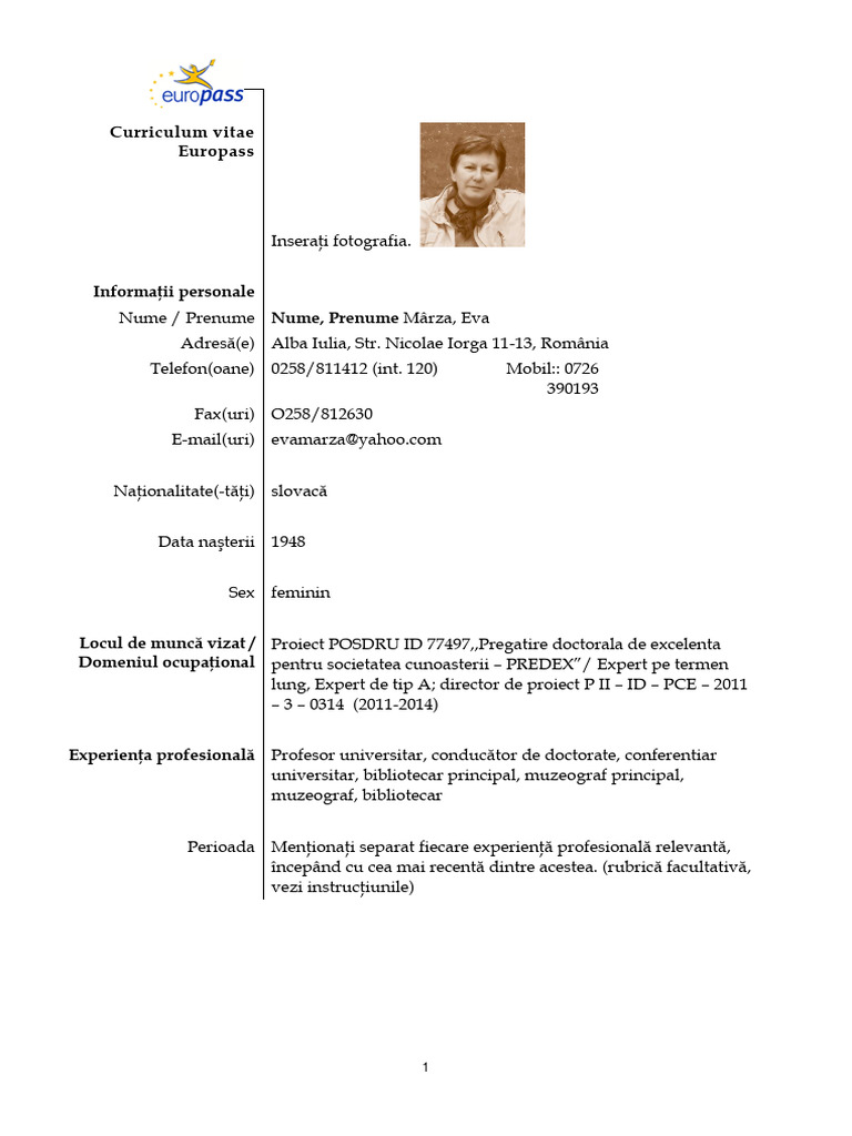 CV - Eva Marza | PDF