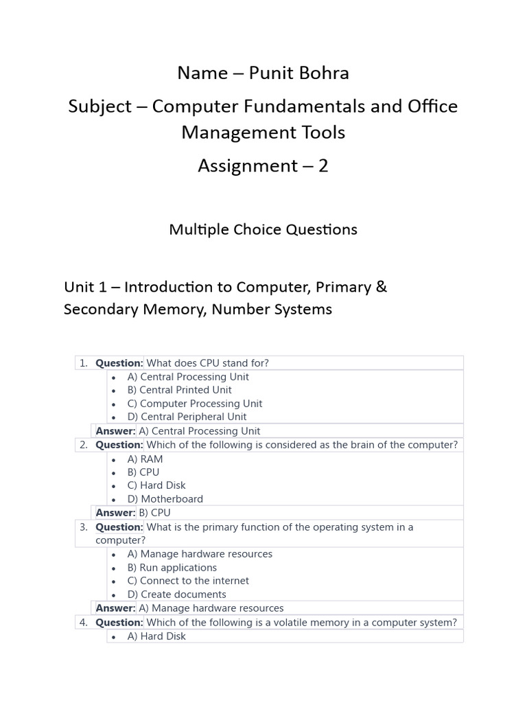 OMT Assignment - 2 | PDF