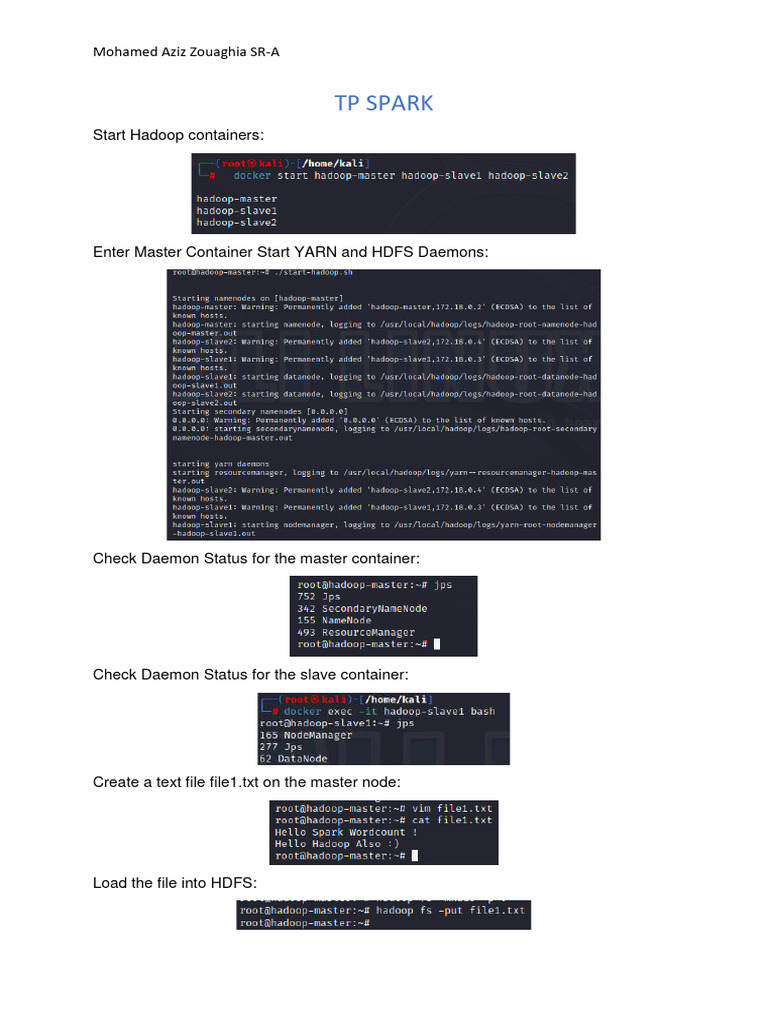 Spark Job Setup and Execution Guide | PDF | Technology & Engineering