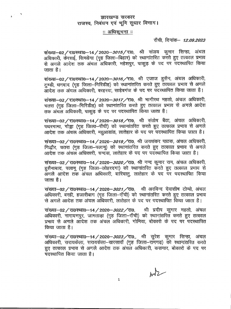 CO Notification 0001 | PDF