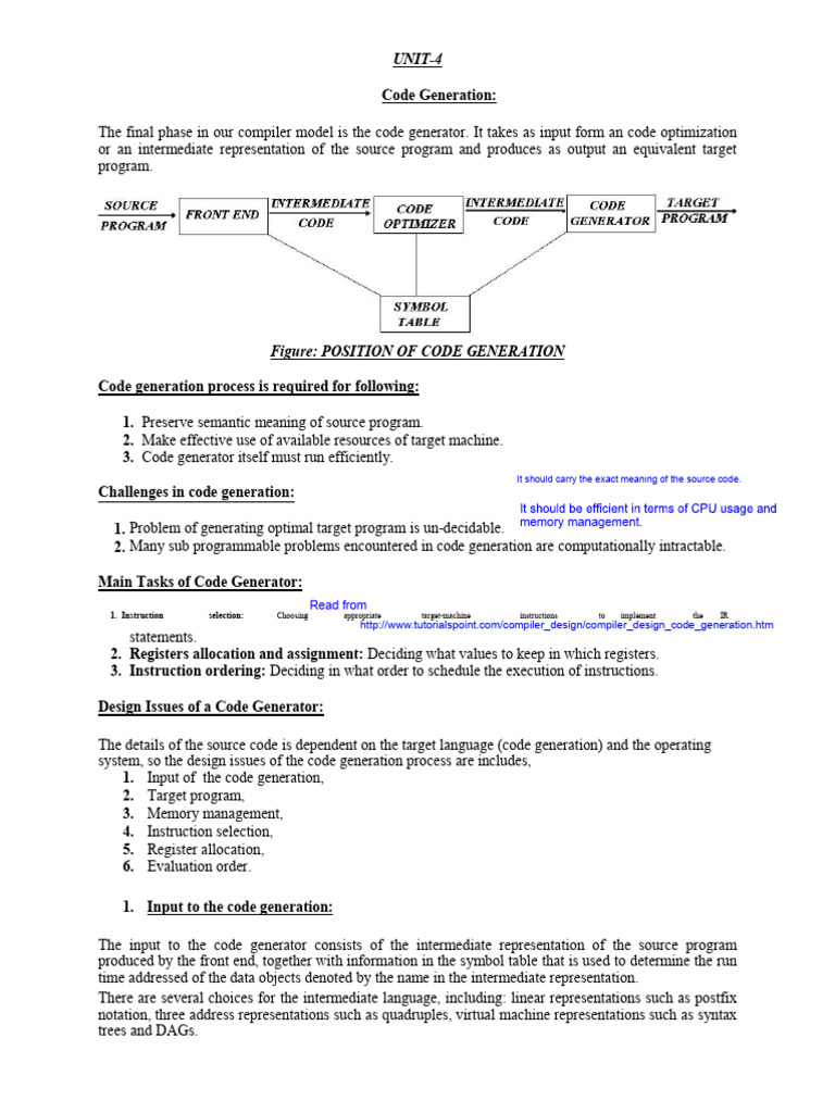 Unit4 Compiler PDF | PDF | Computer Program | Programming Unit4 Compiler PDF | PDF | Computer Program | Programming
