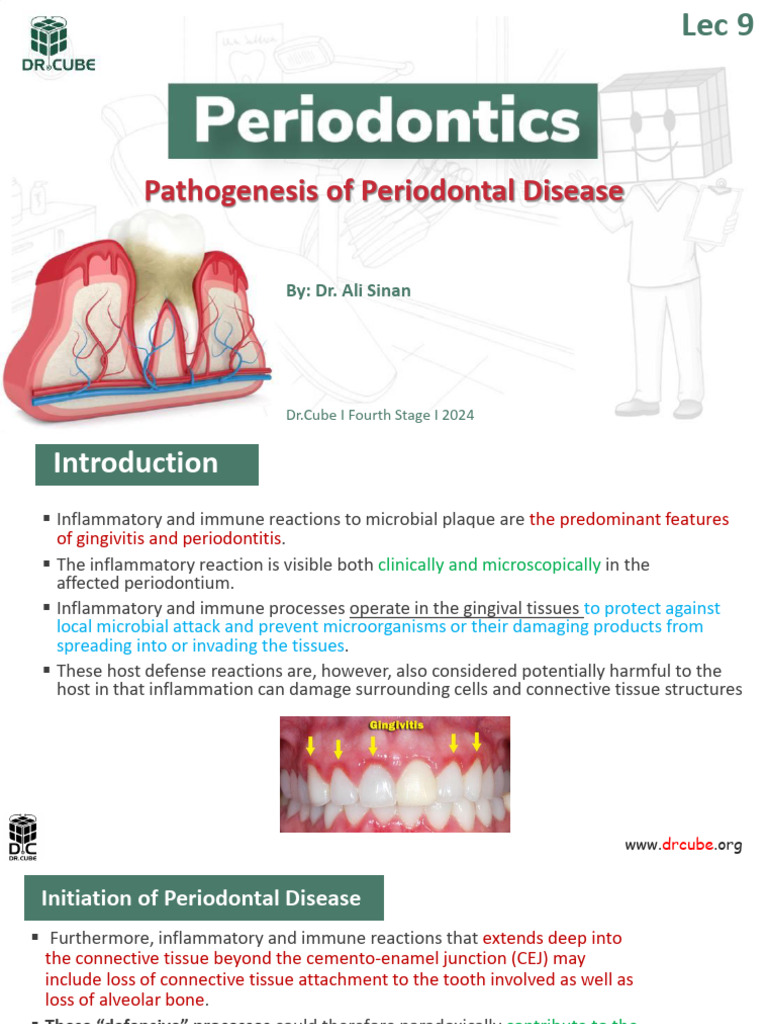 Perio Lec.9 Pathogenesis o Periodontal Diseases | PDF | Periodontology ...