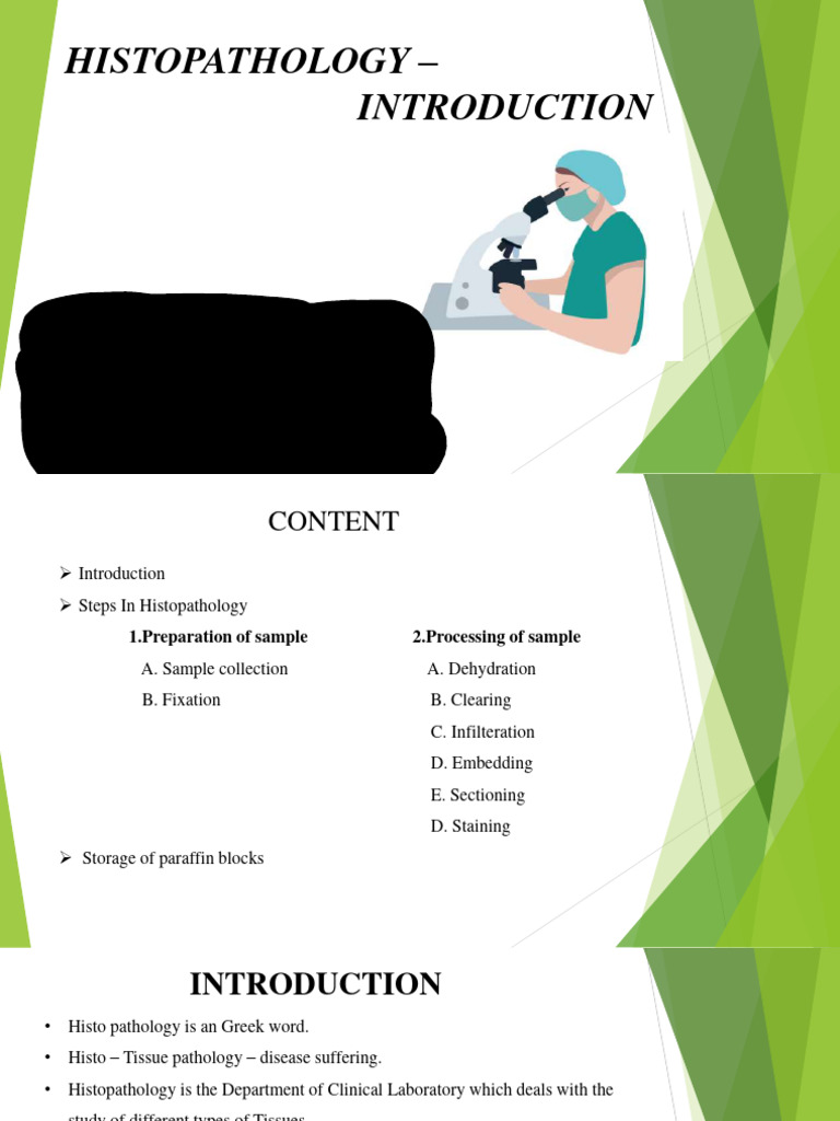 Histopathology - : Presented by | PDF | Staining | Histopathology