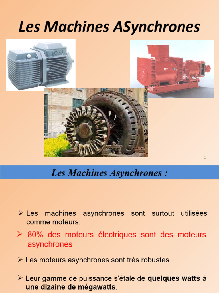 CoursPPT STS2 12 Machines Asynchrones | PDF