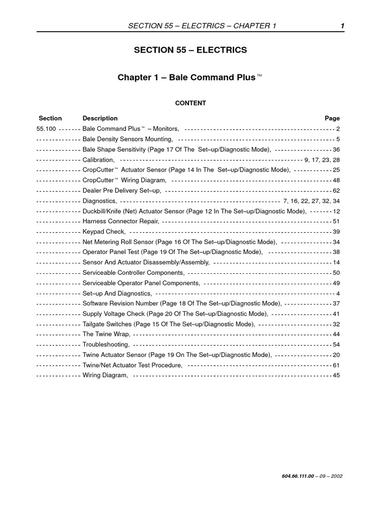Bale Command Plus Monitor Manual | PDF | Screw | Actuator