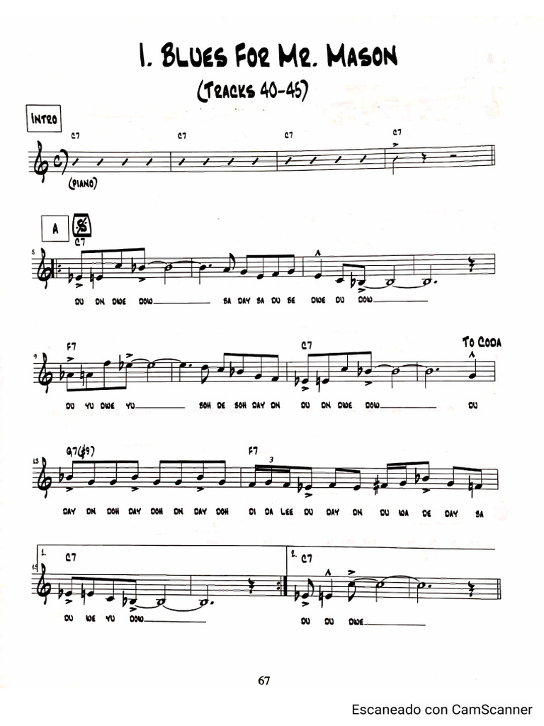 Blues For Mr. Mason | PDF