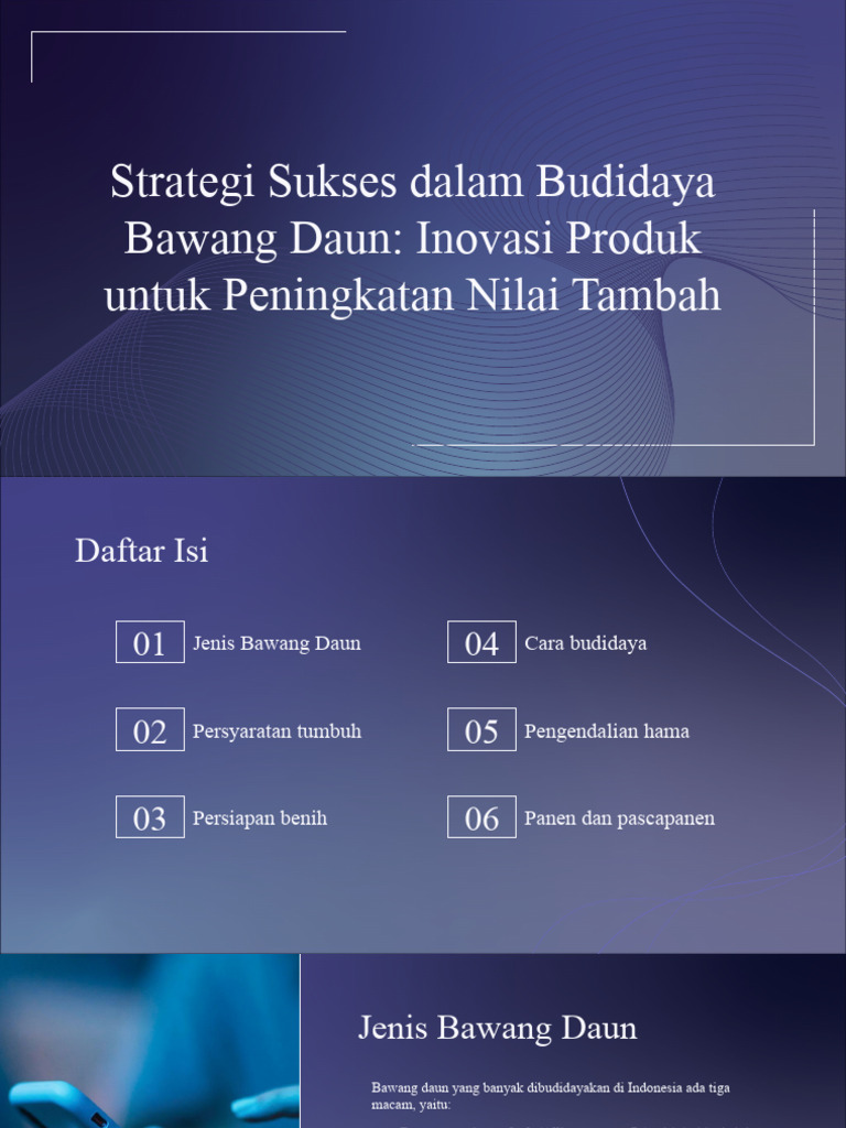 Materi Bawang Daun | PDF