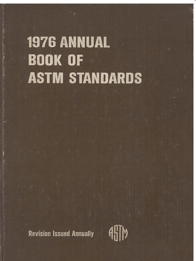 1.1976 Annual Book of Astm Standards | PDF