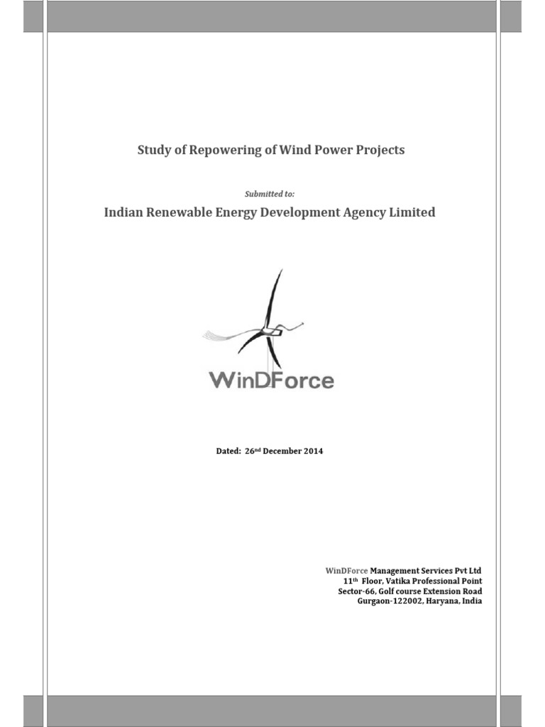 Vestas Wind Repowering | PDF | Wind Turbine | Watt