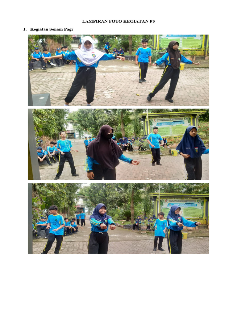 Lampiran Foto Kegiatan P5 | PDF