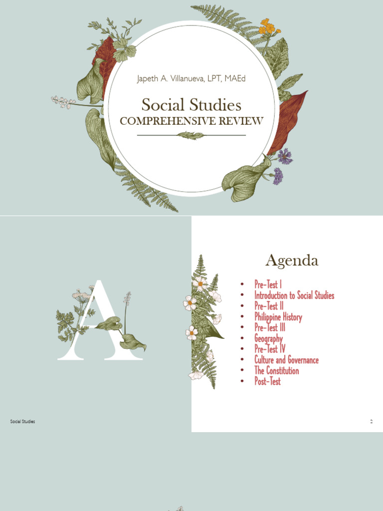 Social Studies PPT Reviewer | PDF