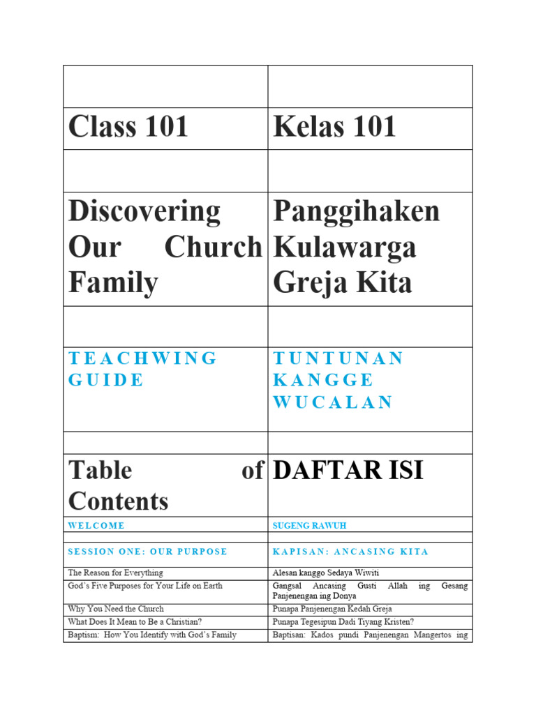 Saddleback Church Membership Class | PDF | Religious Faiths | Abrahamic ...