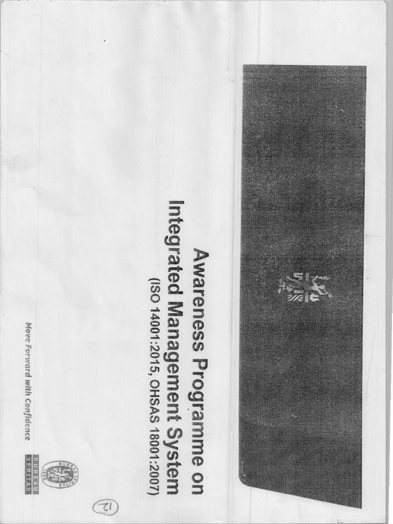 Awareness Programme On Integrated Management System Pdf