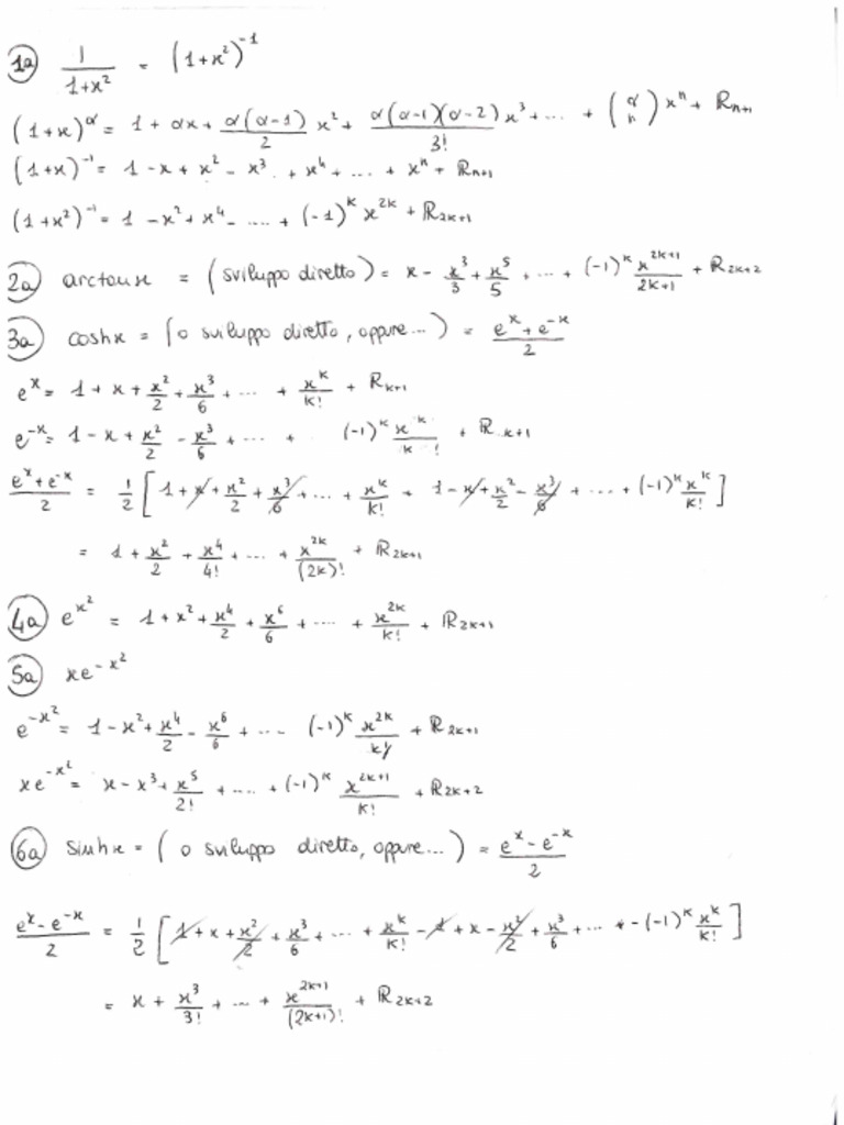 Esercizisvolti Taylor | PDF