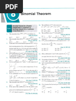 PYQ Book - Mathematics - (JEE Main 2019 - 2025) - Binomial | PDF | Numbers | Summation