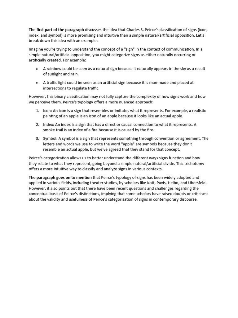 Index, Icon and Symbol Explained | PDF | Representation (Arts) | Semiotics