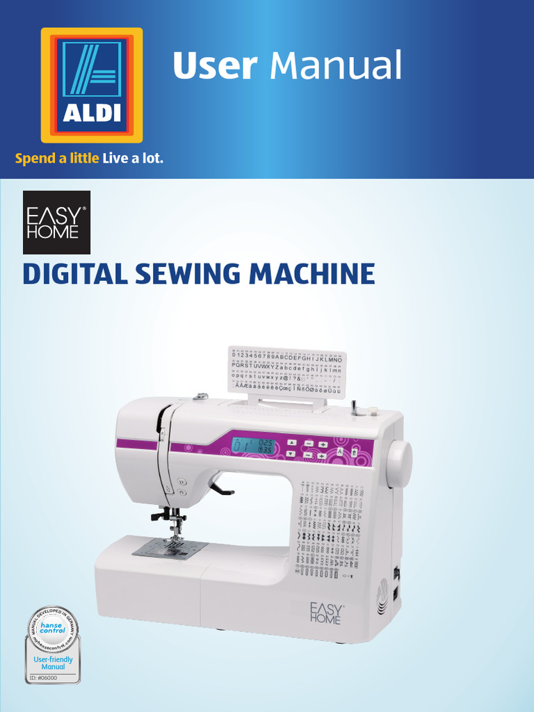 Bda md15694 en | PDF | Sewing Machine | Manufactured Goods