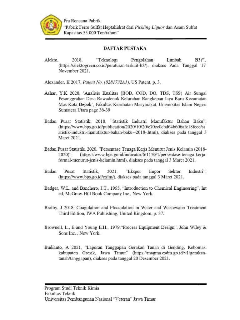 Daftar Pustaka Upn | PDF