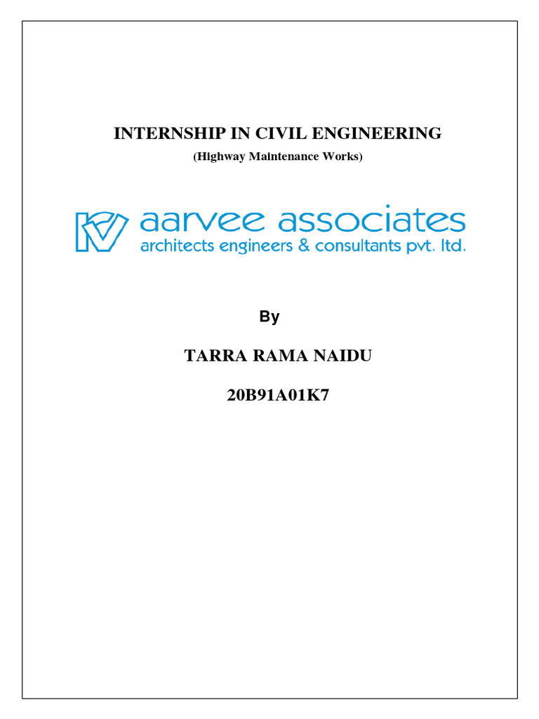 Internship 1st Pages (Final) | PDF
