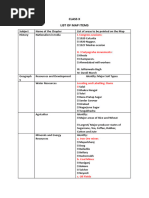 Cbse - Grade 10 Social Science Map Skills | PDF