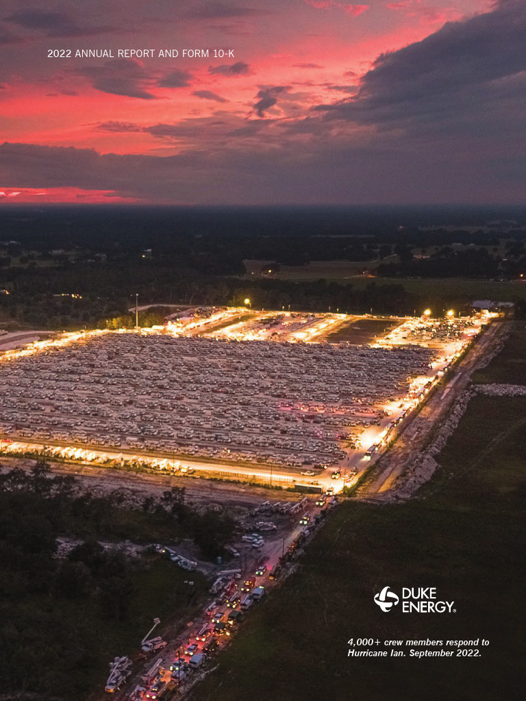 2022 Duke Energy Annual Report | PDF | Electrical Grid | Stocks