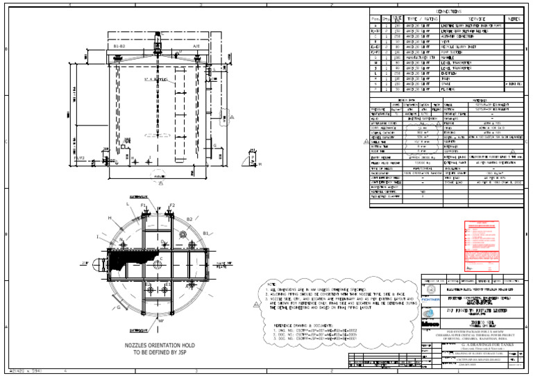 2268.MV.0003 - 01 - R01 Limestone Slurry Storage Tank | PDF