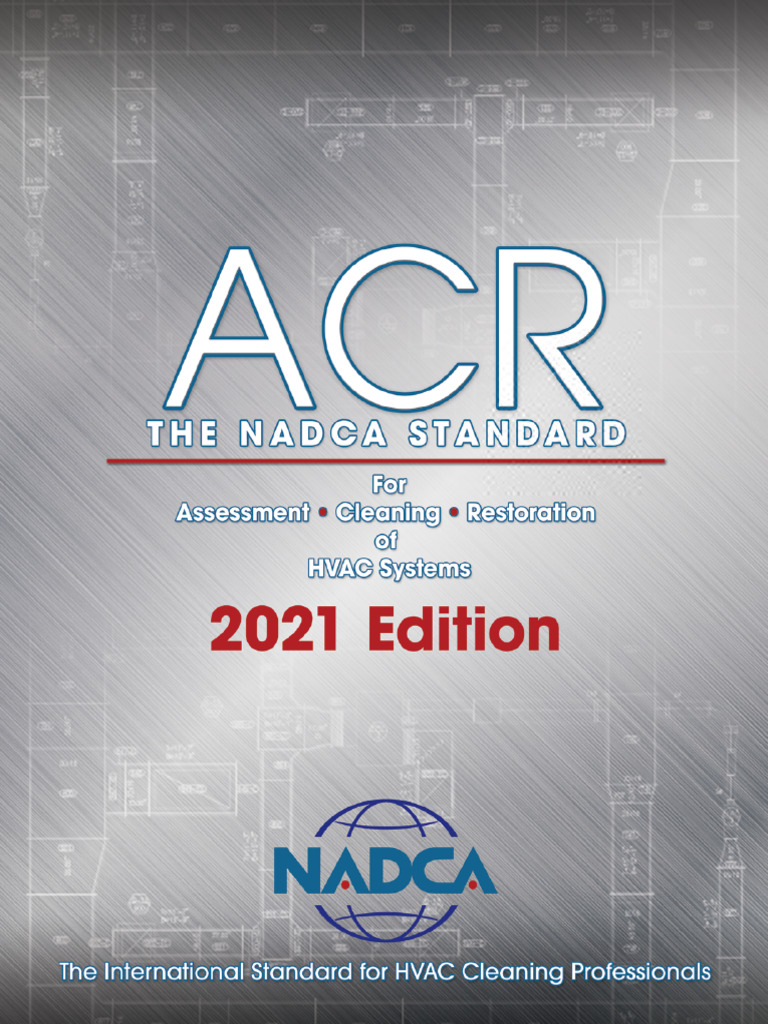 Acr The Nadca Standard 2021 Edition | PDF | Duct (Flow) | Damages