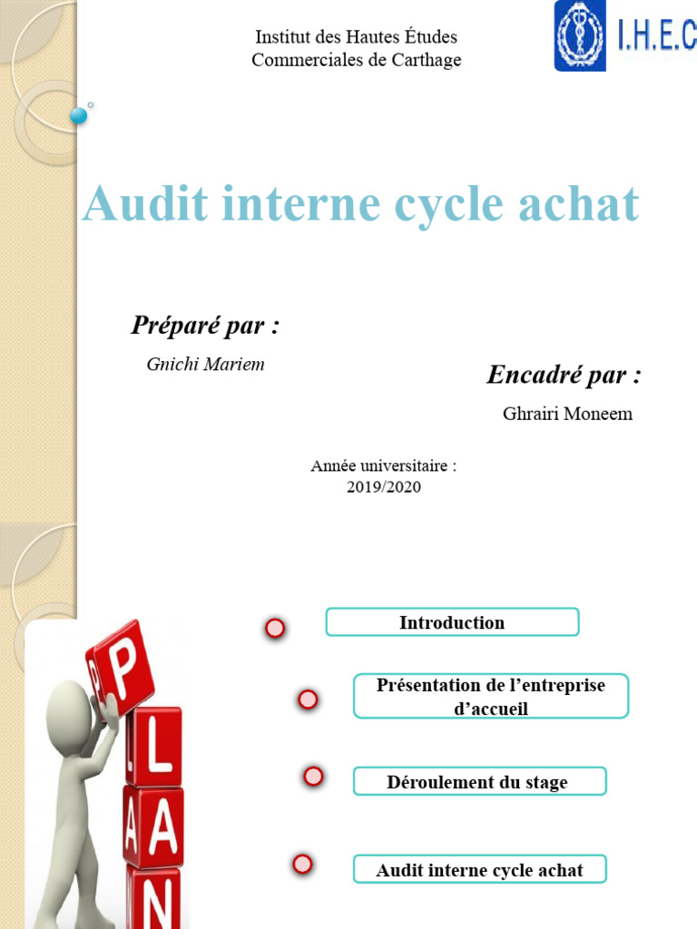 Audit Interne Cycle Achat | PDF | Comptabilité | Audit