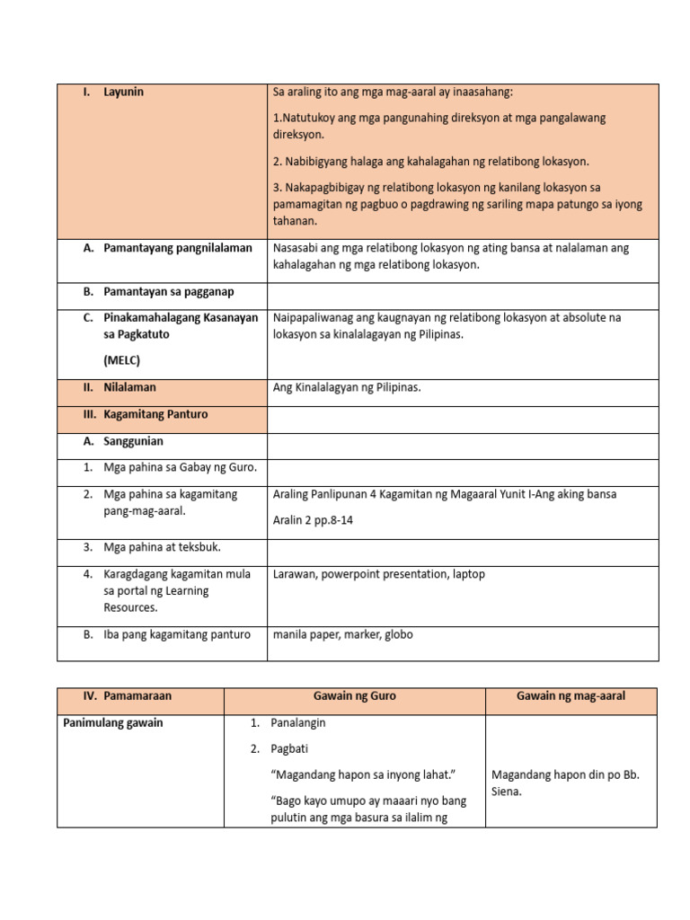 Lessonplan Beed4 | PDF